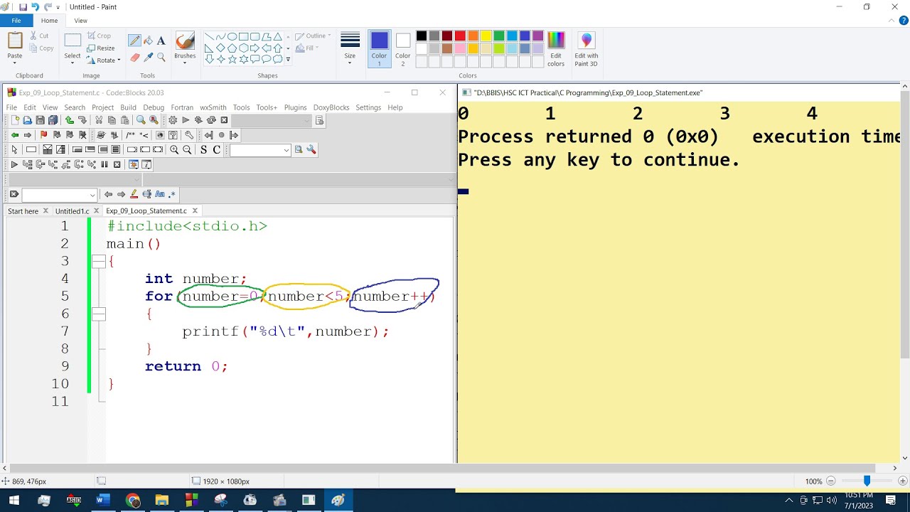 Experiment 9 | Loop Statement in C Programming |  HSC ICT Practical