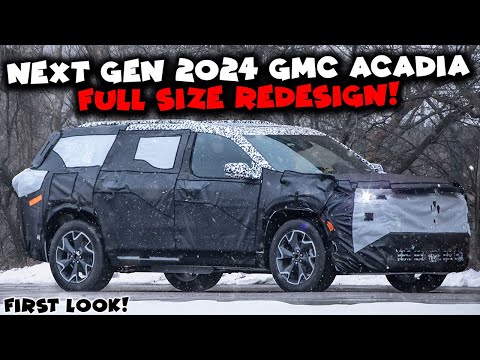 New 2024 GMC Acadia - First Look BIG Changes!