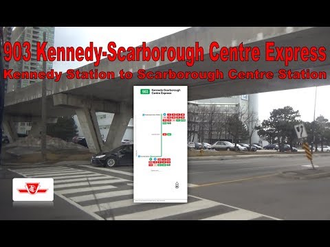 903 Kennedy-Scarborough Ctr Exp. - TTC 2018 Nova Bus LFS HEV 3446 (Kennedy Stn to S.T.C. Stn)