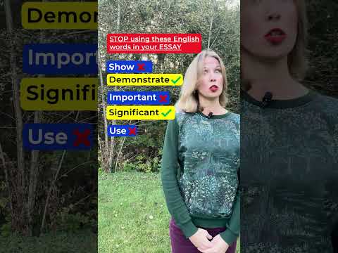 ๐ซ STOP using these English words in your ESSAYS!