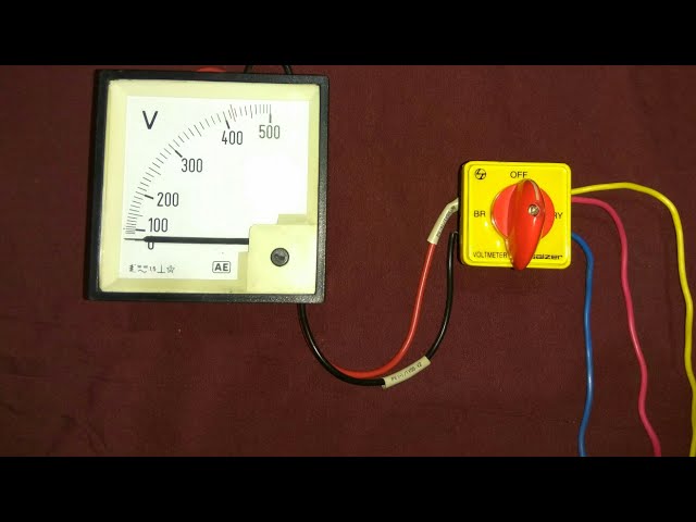 Rotary Switch - 16A CAT NO :61325 SCB03TDYR SALZER Ammeter Selector ...