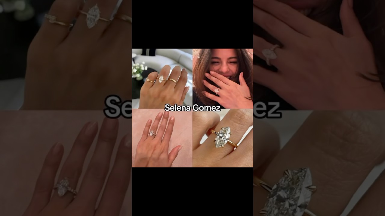 The beauty of engagement rings 💍💖 #celebrity #goviral #fashion #popstarlife #model #viralshort