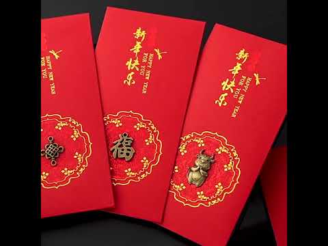 Chinese New Year Red Envelopes 2021 for Lucky Money Gift Cash Packets