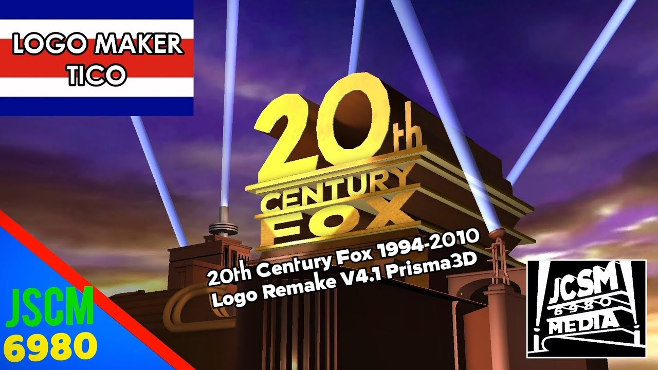 20th Century Fox 1994 Logo Remake Prisma3D V4.1 by JCSM6980