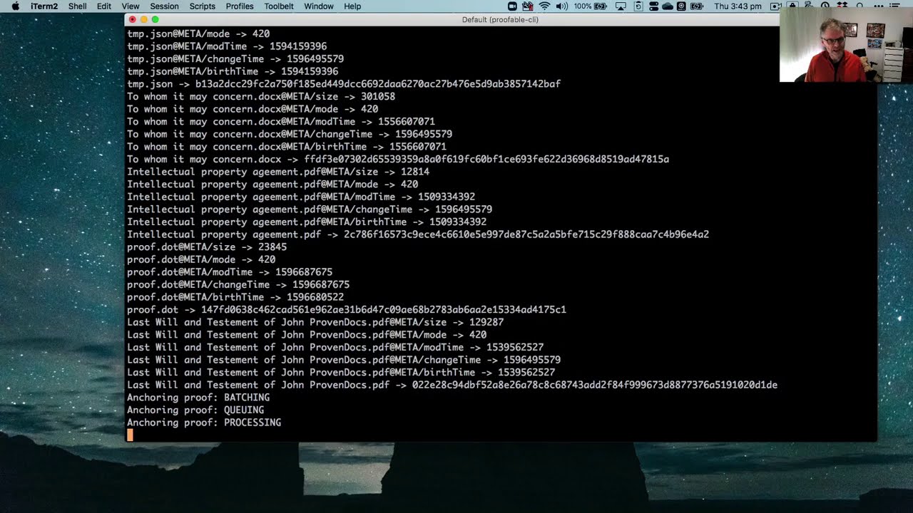 Using the Proofable API to anchor hashes to Hedera Hashgraph