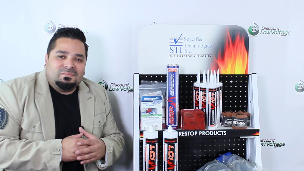 Specified Technologies LCI Firestop Intumescent Sealant Tubes