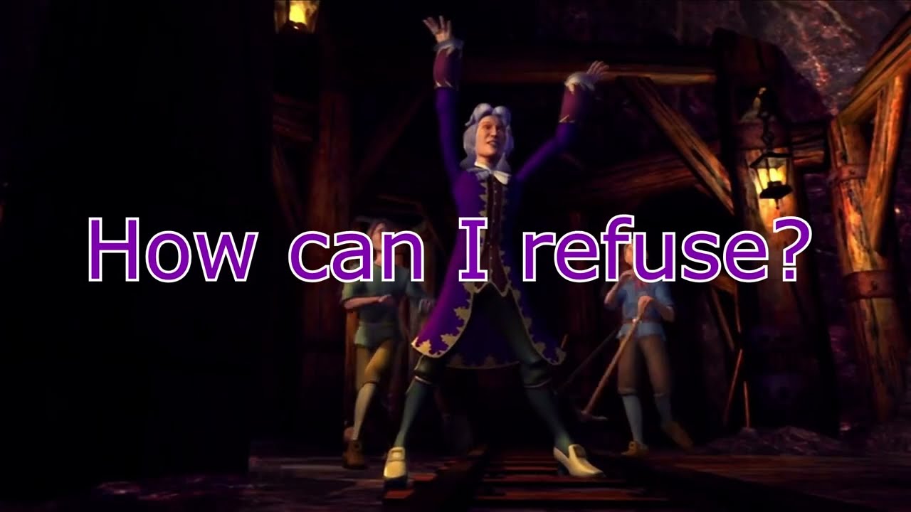 Preminger - How Can I Refuse? KARAOKE - Barbie Princess and the Pauper