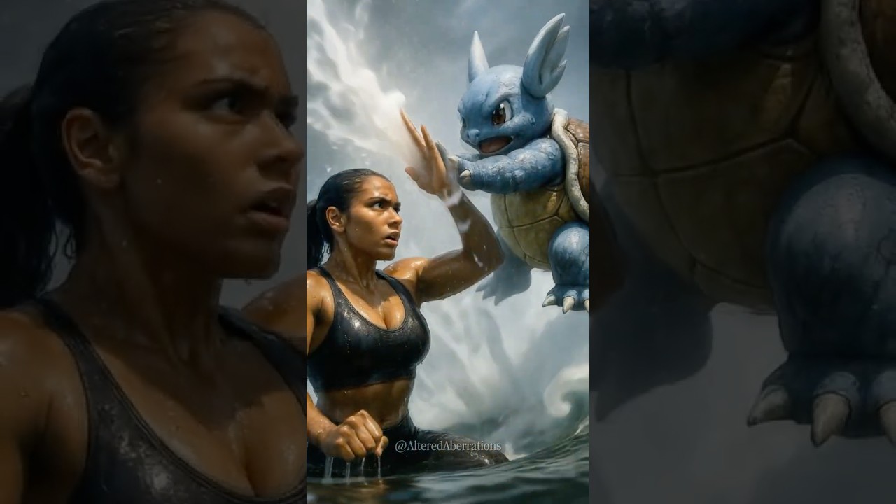 Cinematic Squirtle Evolution in Real Life 🌊 | Squirtle ➝ Wartortle ➝ Blastoise #pokemon