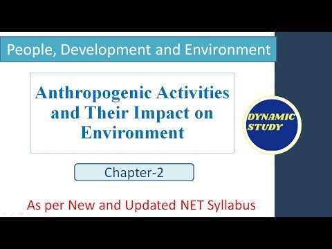 Anthropogenic Activities and Their Impact on Environment Video Lecture ...