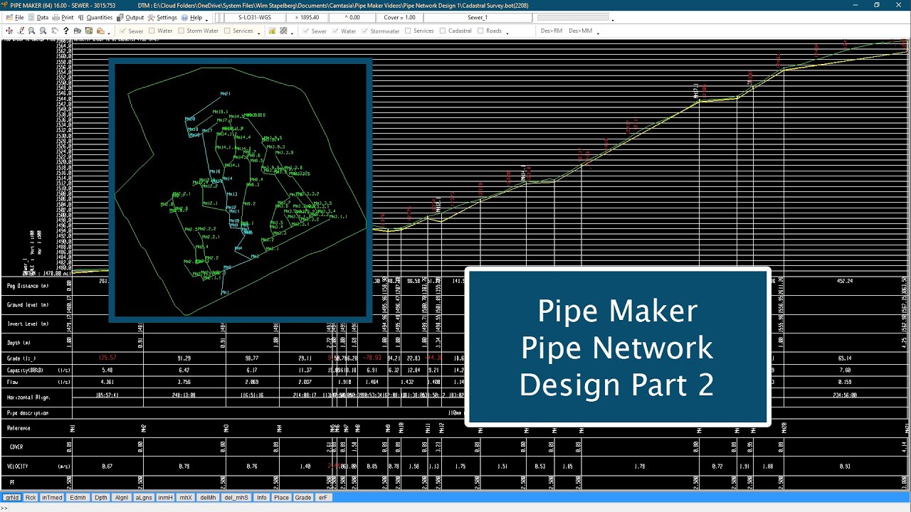 Pipe network design part 2 (Pipe Maker)