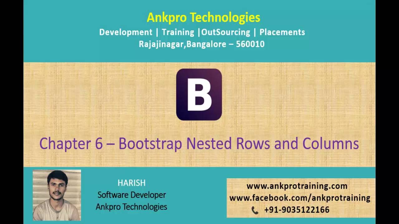 Bootstrap Chapter 6 – Bootstrap Nested Rows and Columns