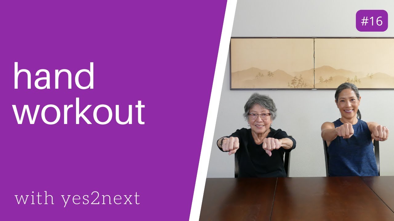 Hand Exercises for Seniors, Beginner Exercisers, At-home Workers