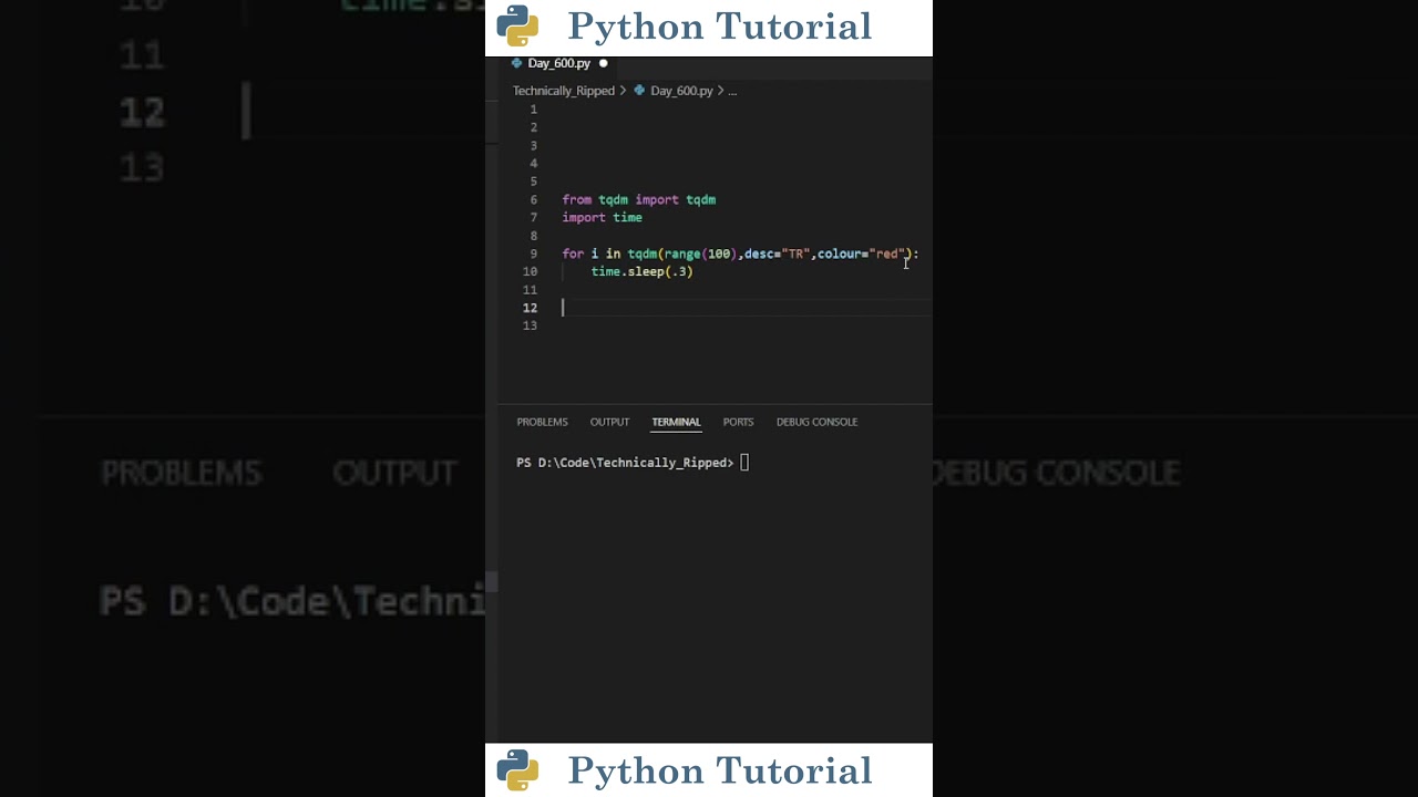 Creating Progress Bars With Python | Python Tutorial