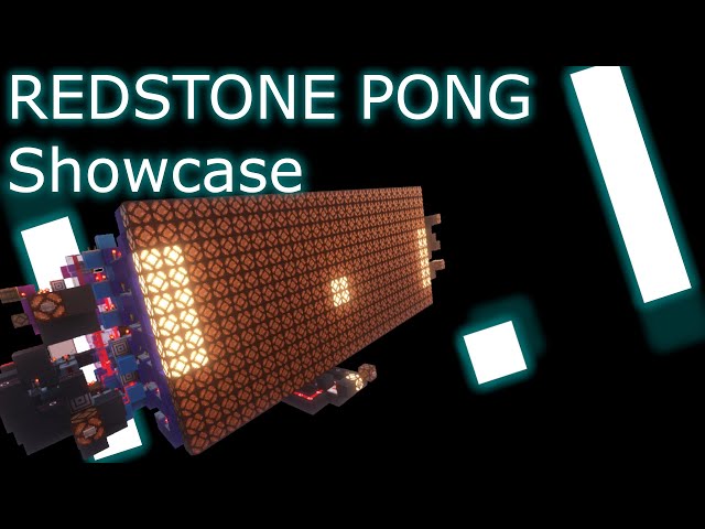 Redstone Pong Minecraft Map