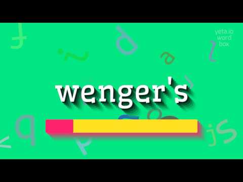 How to say "wenger's"! (High Quality Voices)