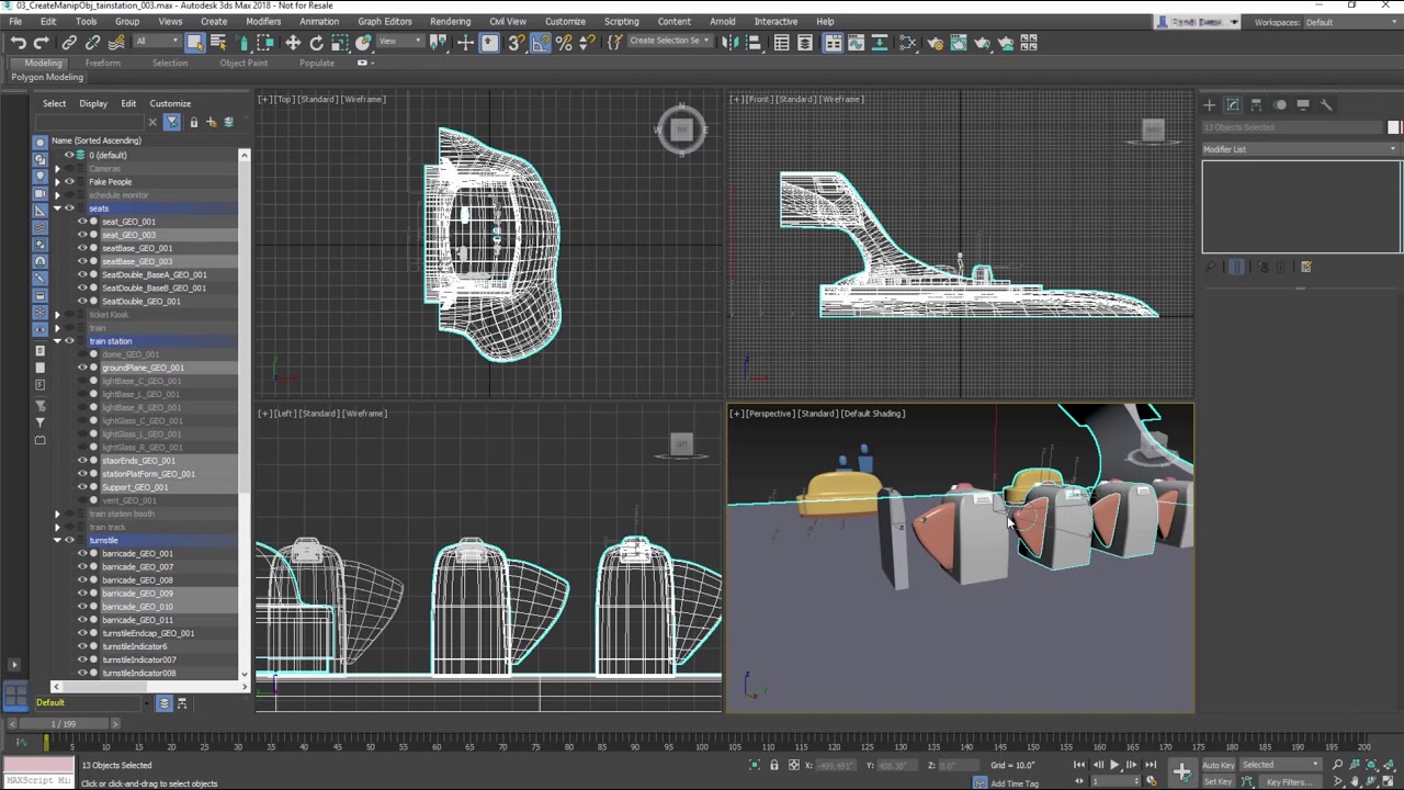 3ds Max Getting Started - Lesson 05 - Selecting Objects