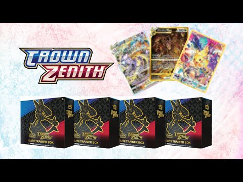 TCG Pokemon Crown Zenith Best Pull Rate!!!