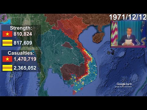 The Vietnam War using Google Earth