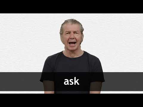 ASK 释义 | 柯林斯英语词典