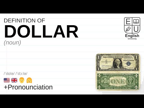 DOLLAR meaning, definition & pronunciation | What is DOLLAR? | How to say DOLLAR