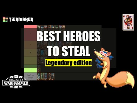 Best Legendary Heroes to "STEAL" in Total War Warhammer 3 - Tier List