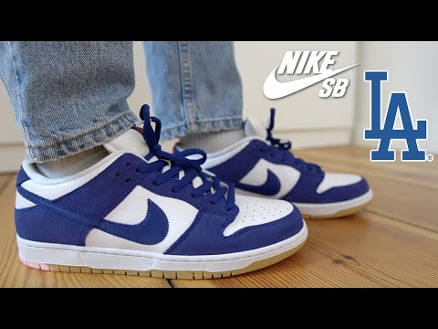 THESE ARE CLEAN - NIKE SB DUNK LOW LOS ANGELES DODGERS REVIEW & ON FEET