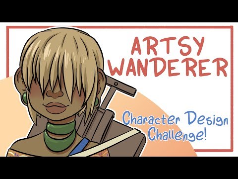 ARTSY WANDERER - Character Design Challenge - Aesthetic (Drawing Ideas) Generator