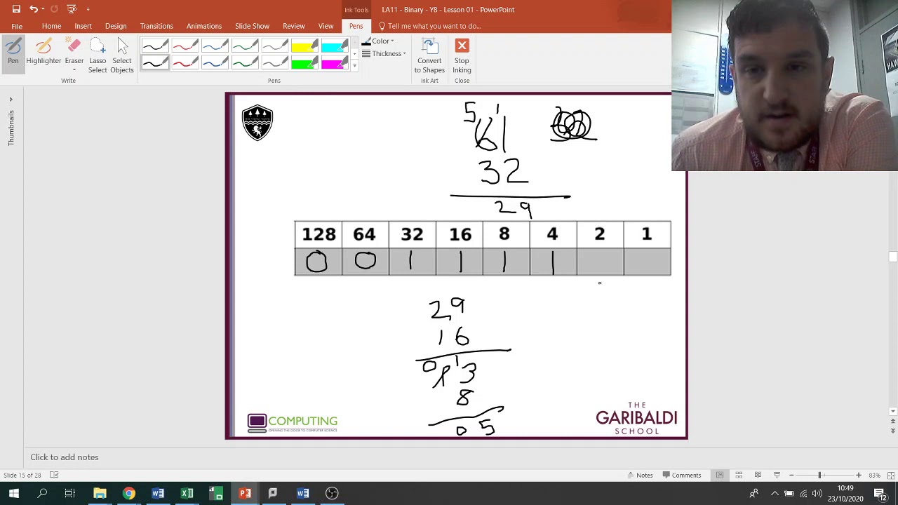 KS3   Computer Science   Decimal To Binary