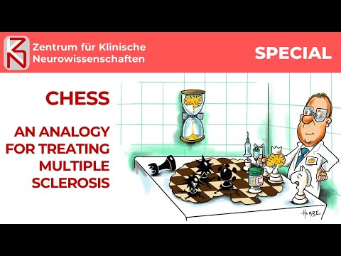 Chess - an analogy on decision-making for treatments of multiple sclerosis