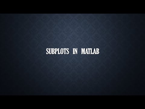 3 3 Subplots in MATLAB