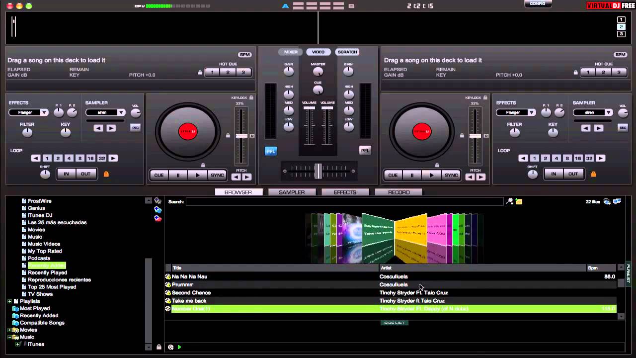 Virtual dj para mac.mov
