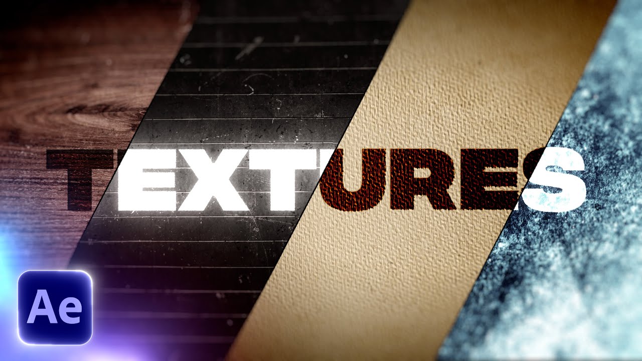 How To Make Animated Textures From ANYTHING (After Effects Tutorial)