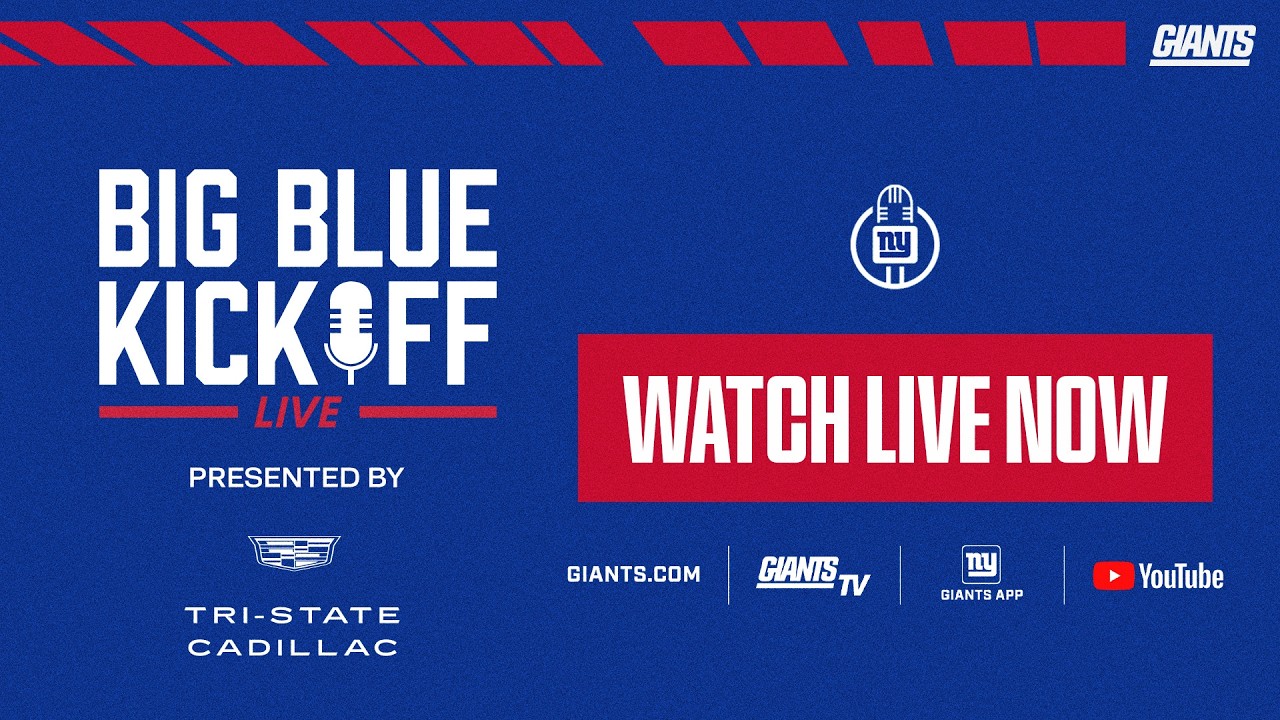 🔴 LIVE: Big Blue Kickoff Live 3/16 | New York Giants