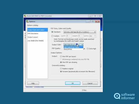 Trying out AutoCAD DWG to PDF Converter