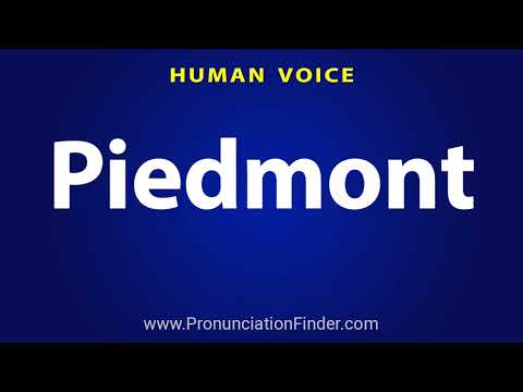 How To Pronounce Piedmont