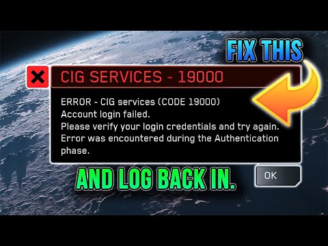 Star Citizen: How To Fix Error 19000 & Log Back In! (Patch 4.2.0 Updated)
