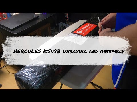 Hercules KS118B Unboxing and Assembly.