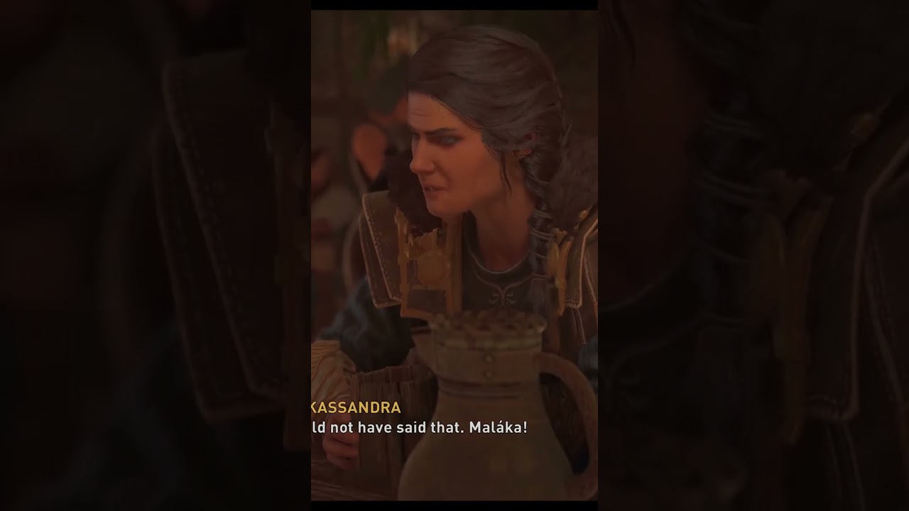 Kassandra Teaches Eivor How to   swear in Greeks #acvalhalla #acodyssey #kassandra