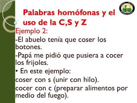 3 PERIODO 9° PALABRAS HOMÓFONAS ,USO C,S,Z