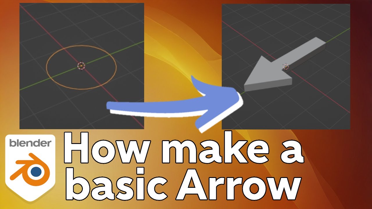 Basic Arrow in Blender 4.5 - Step-by-Step Guide
