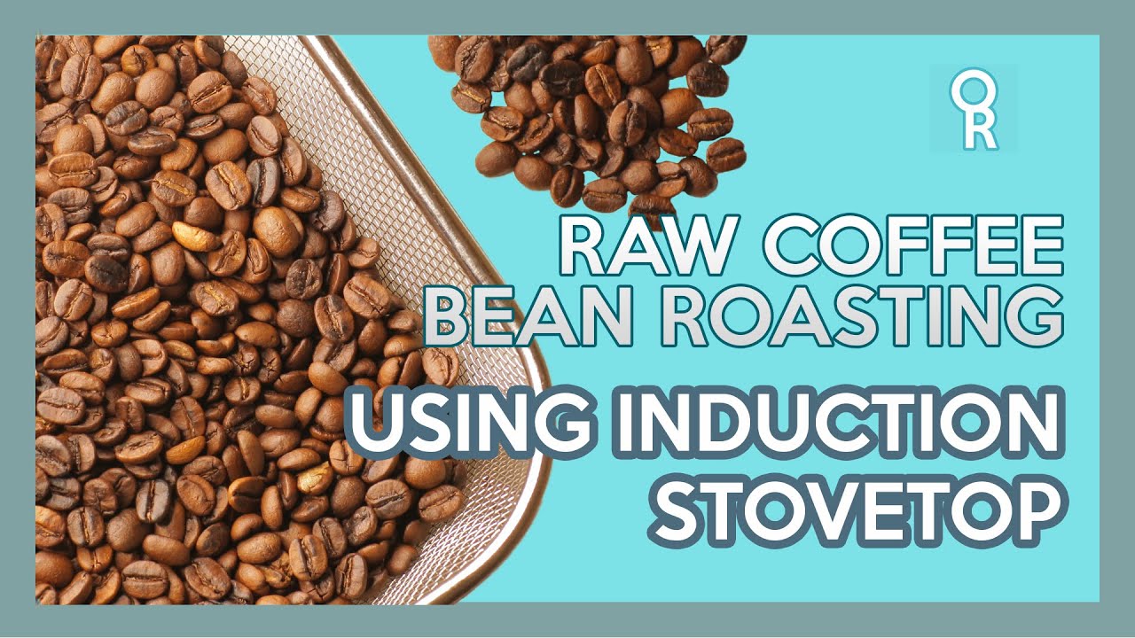 Home Roasting Green / Raw Coffee Beans with Induction Stove | Overhead Recipes