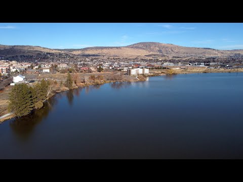 Lake Ewauna Walking Path Aerial Tour | Oregon Air Photos