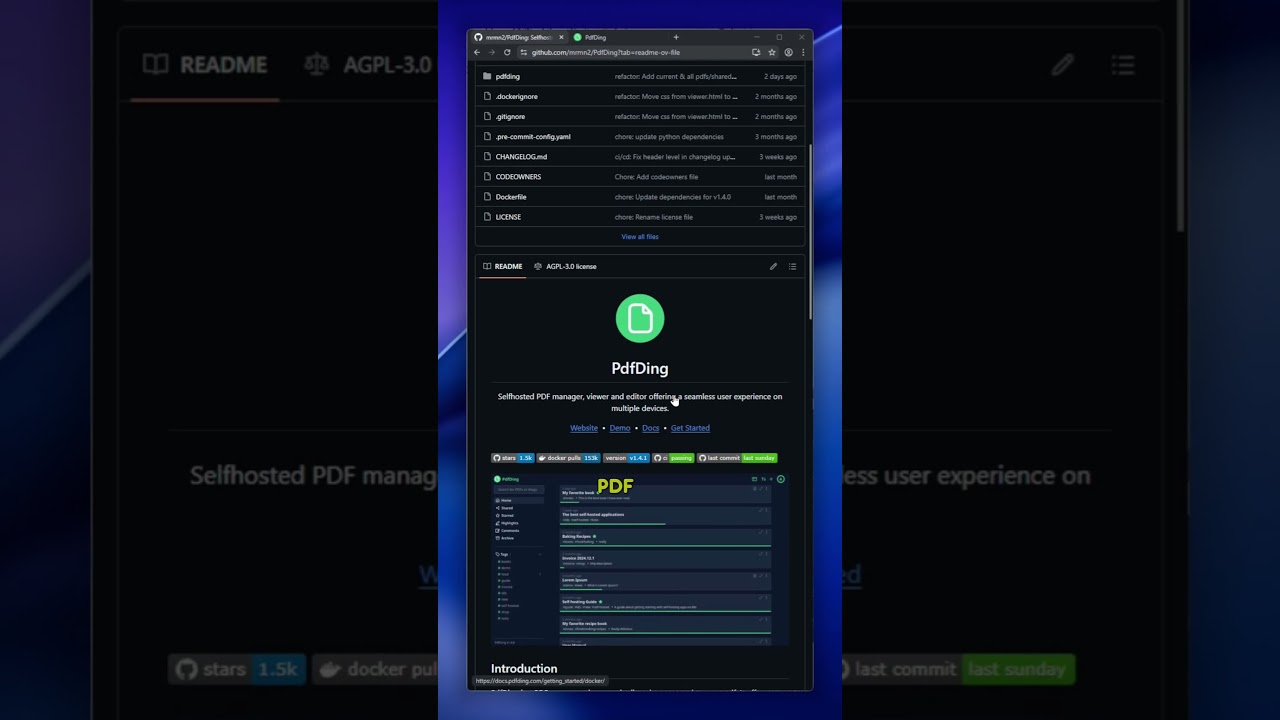 Two Awesome PDF Managers You Can Host Yourself  #github #pdf