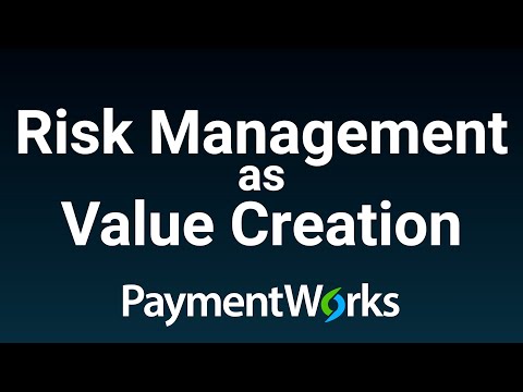 Risk Management as Value Creation