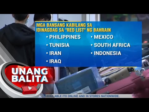 Bahrain bans entry from 16 new countries including Philippines โreport | UB