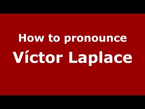 How to pronounce Víctor Laplace (Spanish/Argentina) - PronounceNames.com