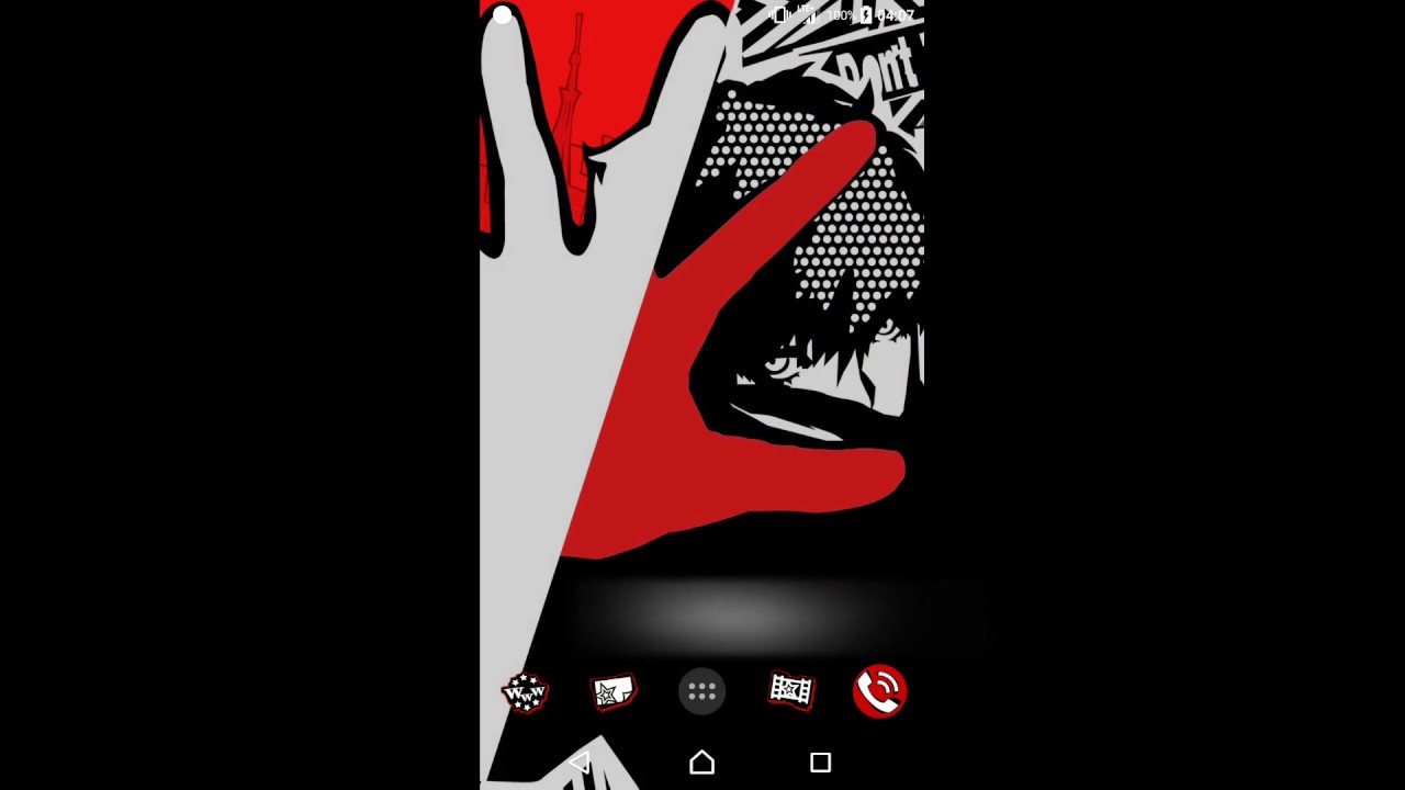 Persona 5 Custom Live Wallpaper Test 2