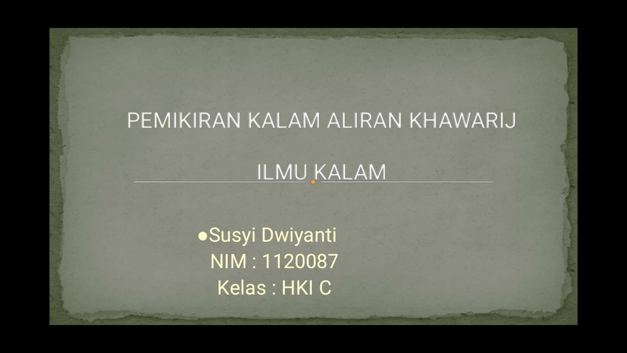 PPT ILMU KALAM