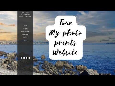 A TOUR Of My Photo Prints Website Built On Smugmug