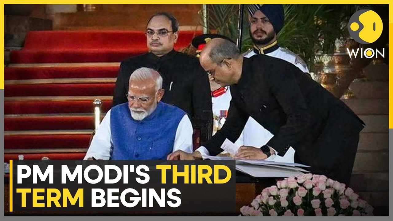 India's PM Modi takes oath along with other coalition allies | Latest News | WION